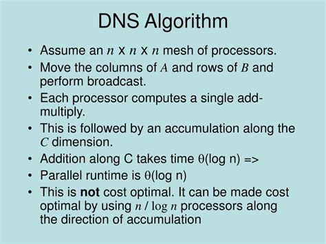 Ppt Dense Matrix Algorithms Powerpoint Presentation Free Download