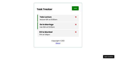 Dharamalaviyareact Usecontext Task Tracker App Codesandbox