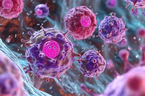 Premium Photo Cancer Cell In The Body Medical Concept Of Cancer