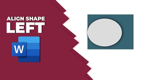 How To Align A Shape To The Left In Word Using