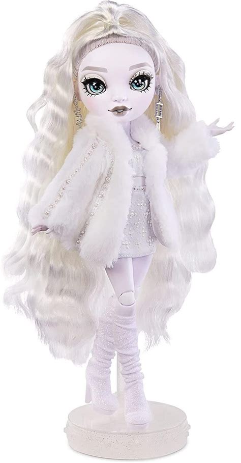 Rainbow High Shadow Series 1 Natasha Zima Grayscale Fashion Doll 2 Designer Dove White Outfits
