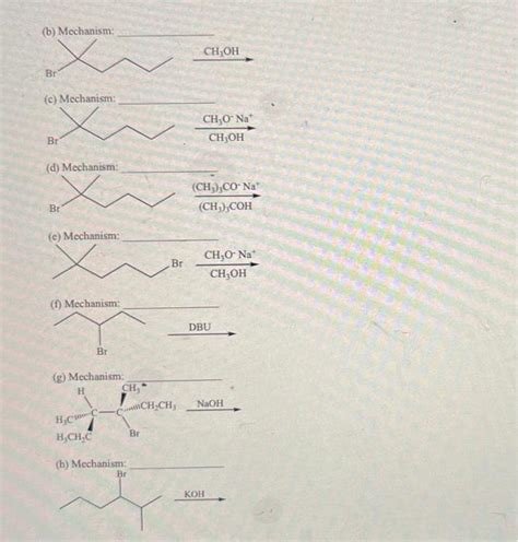 Solved 2 16 Points Ldentify The Most Likely Mechanism Chegg