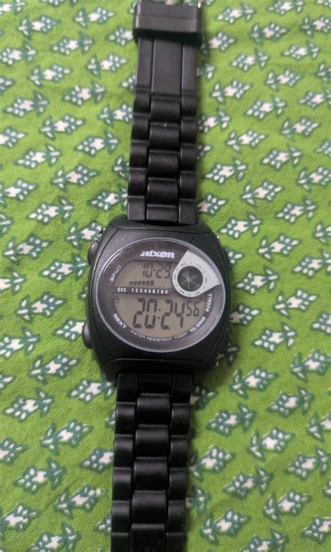 Authentic Nixon Full Nelson Black Digital Watch Quicksilver Surf