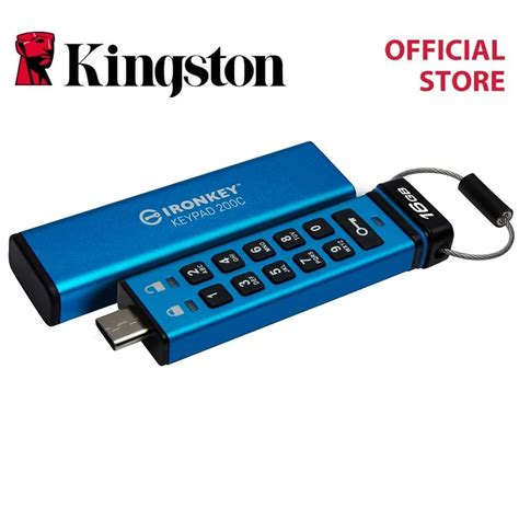 1pc Ironkey Encrypted Usb Keyboard 16gb Alphanumeric Multipath