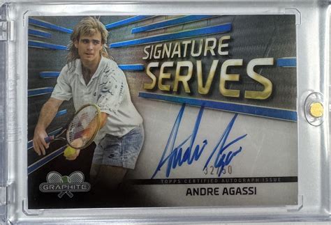 2024 Topps Graphite Andre Agassi Auto 3250 Pulled By Richard Mvp