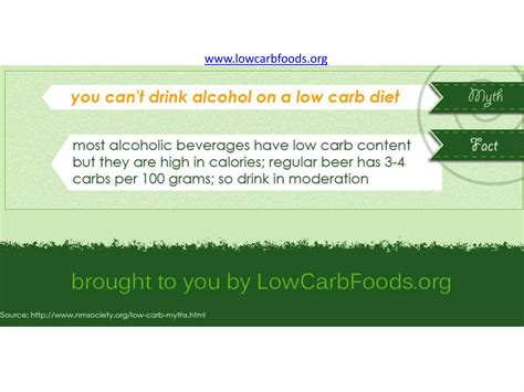 Low Carb Diet Myths Ppt
