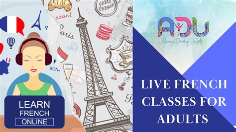 Live French Classes For Adults From Beginners To Upper Intermediates