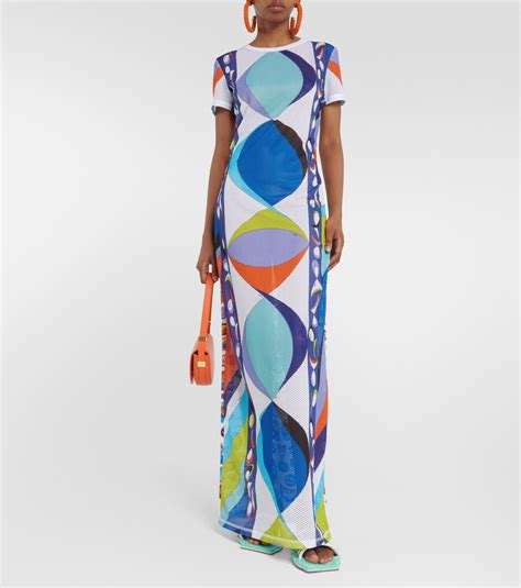 Pucci Printed Maxi Dress Emilio Pucci Pucci Printed Maxi Dress Emilio Pucci