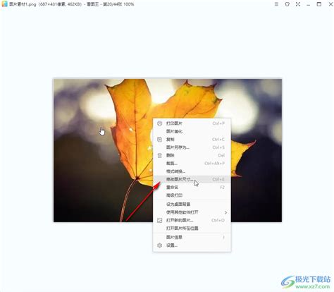 2345看图王怎么修改图片大小 2345看图王修改图片尺寸的方法教程 极光下载站