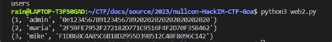 Nullcon Hackim Ctf — Ctf 00 Documentation