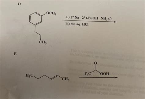 Solved Draw The Structure Of The Expected Major Organic