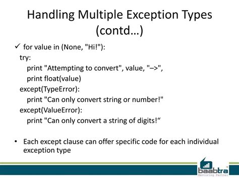 Exception Handling Ppt