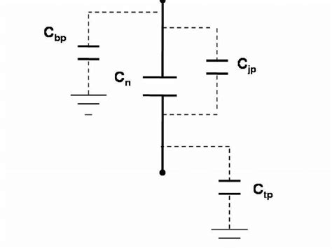 Sampling Capacitor With Parasitic Capacitance Shown Parasitic