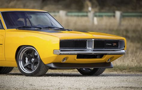 Wallpaper Dodge Charger Muscle Car Front View Ringbrothers Dodge