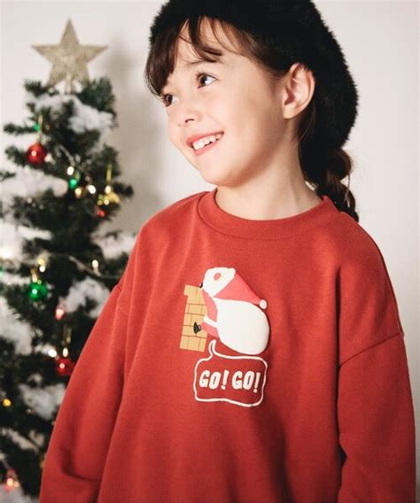 BREEZE トレーナー プチプラ10色10柄クリスマストレーナー キッズ 子供服 男の子 女の子 ZOZOTOWN Yahoo 店