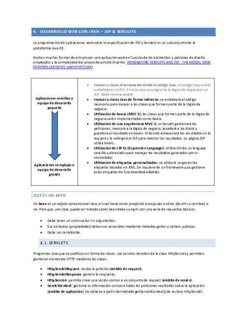 Pdf 10 Desarrollo Web Con Java