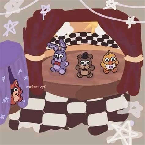Character Freddy Bonnie Chica And Foxy