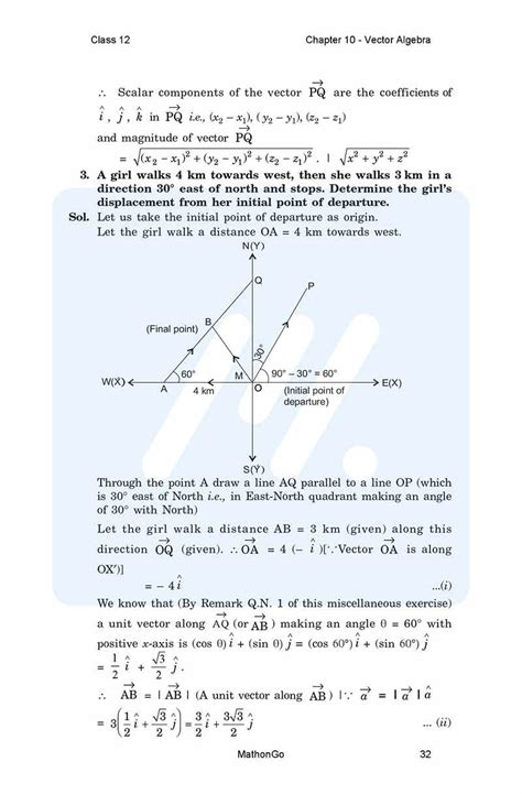 Ncert Solutions For Class 12 Maths Chapter 10 Vector Algebra Mathongo