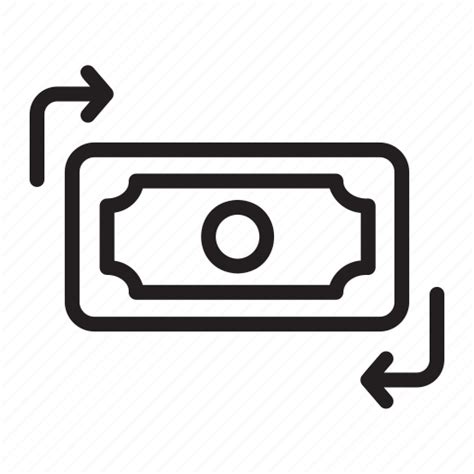 Money Return Dollar Sign Circular Icon Download On Iconfinder