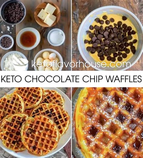 Keto Chocolate Chip Waffles Keto Easy Recipes
