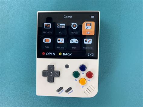 The Handheld Will Boot To The Main Menu Here You Can Find Your Recently Played Games Your