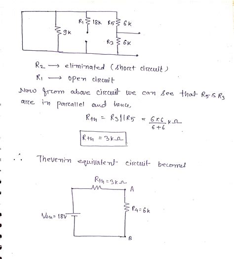 [solved] 6 For The Circuit Shown Below Determine The Thevenin