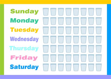 Printable Fluid Intake Charts Printable Jd Printable Fluid Intake Charts Printable Jd