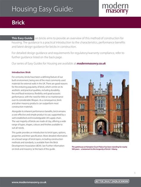 Sustainability Series High Performance Masonry Housing Week 6