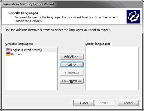 How To Export A Translation Memory To TMX Atril Solutions