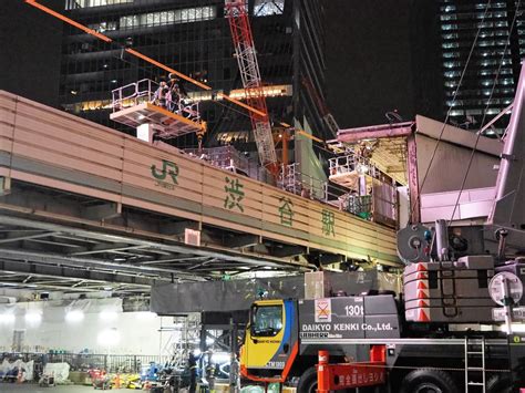 画像 山手線渋谷駅｢ホームが1つ｣になった工事の全貌 スクランブル交差点近くのガードも桁を移動 駅･再開発 東洋経済オンライン
