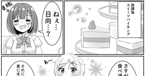肥満化 日向ちゃんの自己ベスト記録：005サンプル 菊一もちこのマンガ 漫画 ぽっちゃり 大食い Pixiv