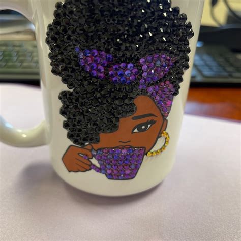 Mug Bling Mug Cup Rhinestone Mug Glass Rhinestones Ceramic Mug