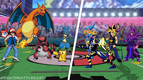 Ash Ketchum Vs Yugi Muto Pokemon Vs Yugi Oh Sprite Art R