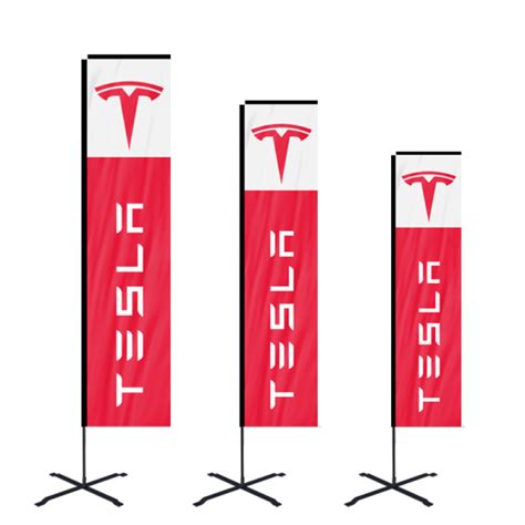 Custom Rectangle Flags Outdoor Advertising Flags