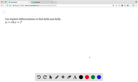 ⏩solved use implicit differentiation to find ∂z ∂x and ∂z ∂y yz