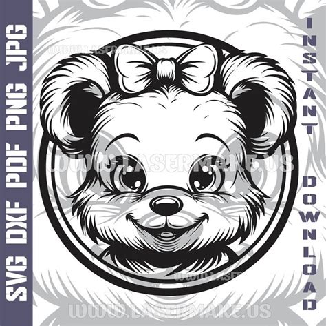 Teddy Bear Svg File Cut File For Cricut Printable Png Svg Dxf Cut Files