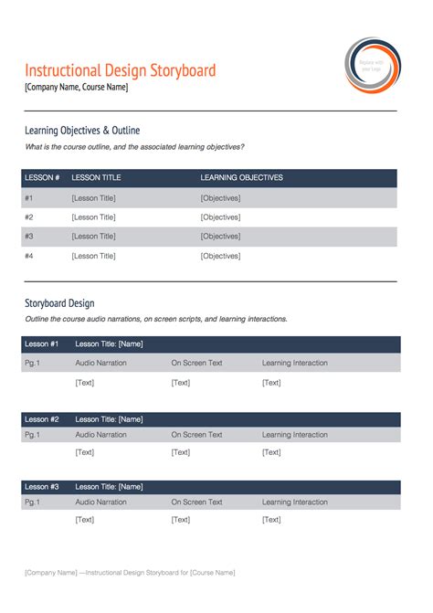 Storyboard Template Home