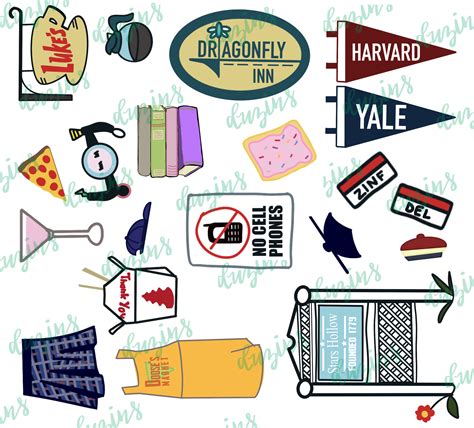 Gilmore Girls Waterslide Diseño Png Para Vasos Y Pegatinas Etsy España