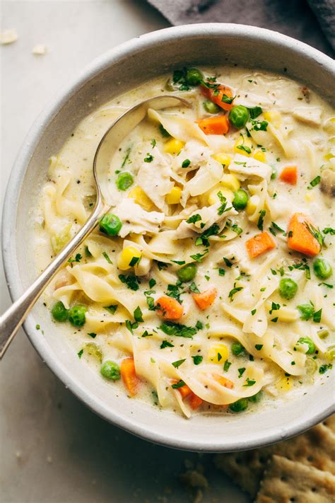 Creamy Cozy Chicken Pot Pie Soup Recipe Little Spice Jar
