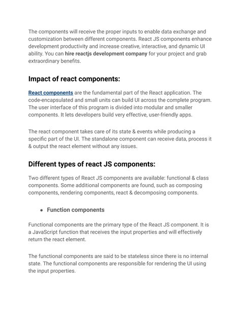How To Create Components In Reactjspdf