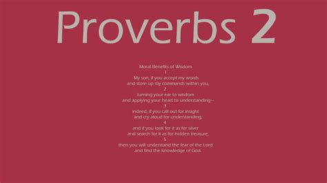 Proverbs 2 Niv St Timothys Acc