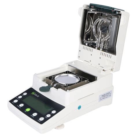 Moisture Analyzer 110g X 5mg 01 Readability Halogen Moisture Balanc Us Solid