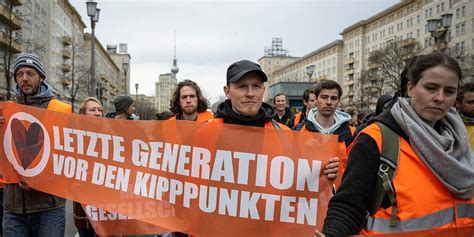 Klimaaktivisten Starten Blockaden In Berlin