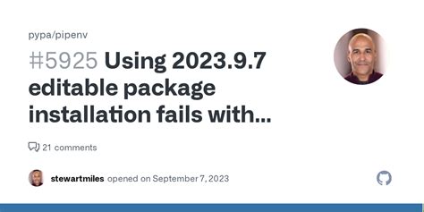 Using 202397 Editable Package Installation Fails With Build Isolation Disabled When Depending