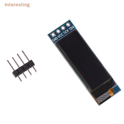 Interesting โมดูล Oled ความละเอียด 091 นิ้ว 128x32 หน้าจอ Lcd Led Interesting โมดูล Oled ความละเอียด 091 นิ้ว 128x32 หน้าจอ Lcd Led