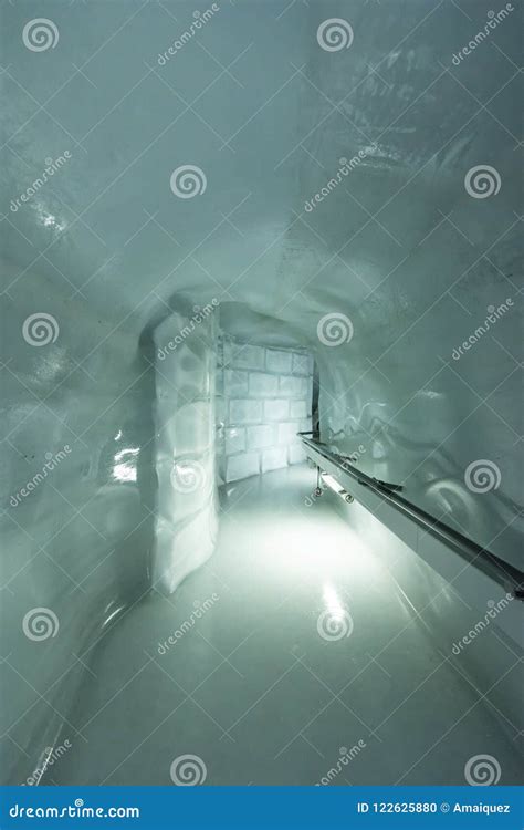 Tunnel In The Ice Palace Jungfraujoch Bernese Alps Editorial Image