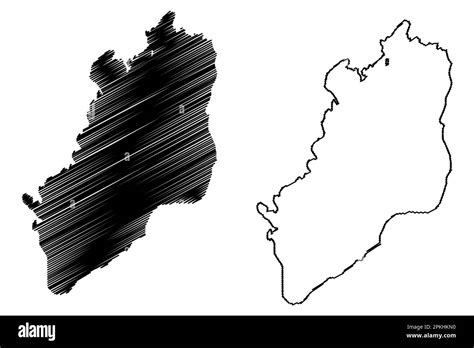 Lake Chamo Africa Federal Democratic Republic Of Ethiopia Map Vector