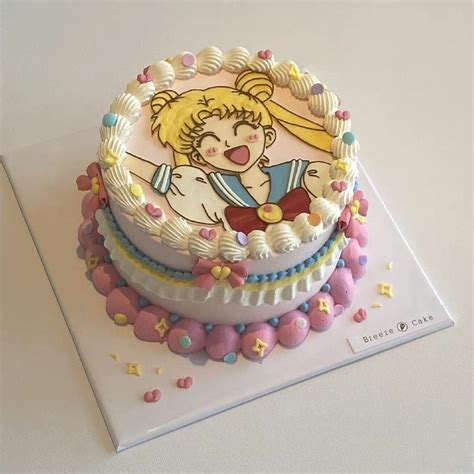 Pastel Anime Cumpleaños Bolo De Anime Pasteles De Sailor Moon
