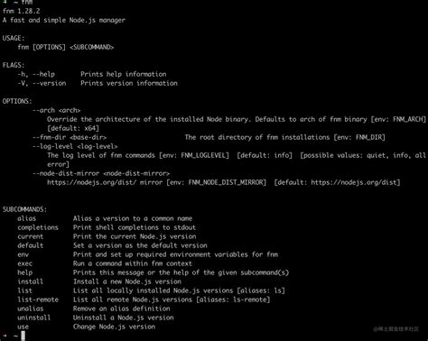 Nodejs版本管理工具fnmfnm是一个快速、简单的nodejs版本管理工具，使用起来非常简单、方便。下面详细介绍一下 掘金