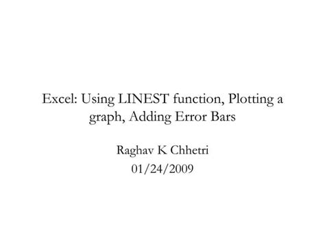 excel 2003 tutorial 4 graphs ppt